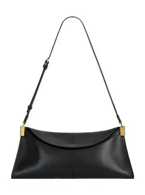 Balmain 64-83 Medium Smooth Leather Bag - Black