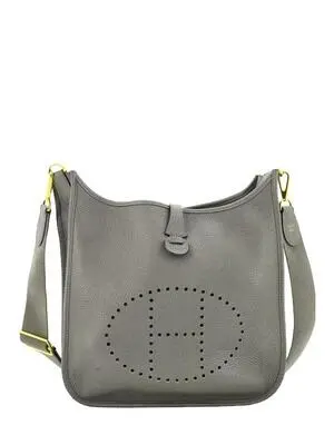Hermès Evelyne Bag Gen Ii Clemence Gm - Grey