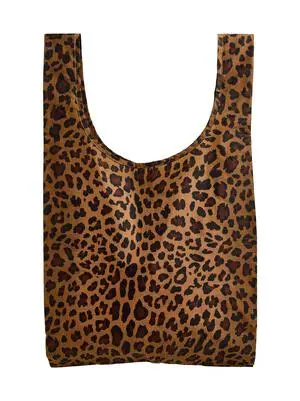 Baggu Recycled Nylon Print Tote Bag - Leopard