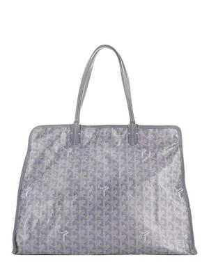 Goyard Hardy Pet Carrier Coated Canvas Pm - Grey