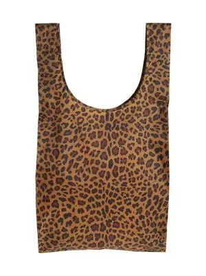 Baggu Big Tote" Print Recycled Nylon Bag - Leopard