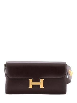 Hermès Constance To Go Rock Wallet Box Calf - Brown