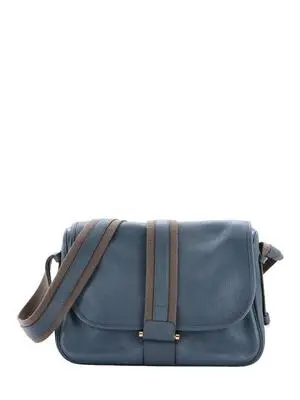 Hermès Bourlingue Messenger Bag Clemence - Blue