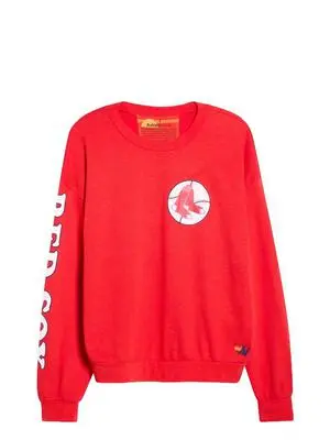 Aviator Nation Graphic Crewneck Sweatshirt - Red
