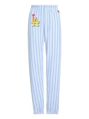 Aviator Nation Los Angeles Dodgers Pinstripe Sweatpants - White/blue