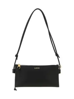 Loewe LOEWE Black Nappa Calf Leather 'Joya' Clutch Black