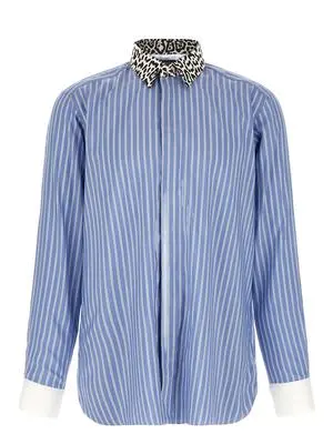 TOM FORD Animal Print Collar Shirt - Multi