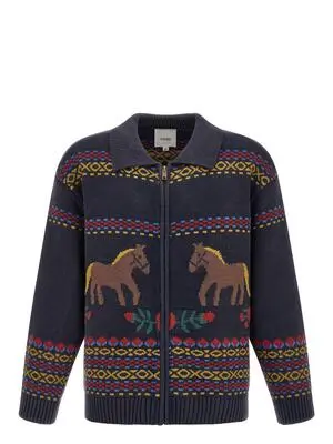 FOUND FOUND Isles Jacquard Knit Cardigan