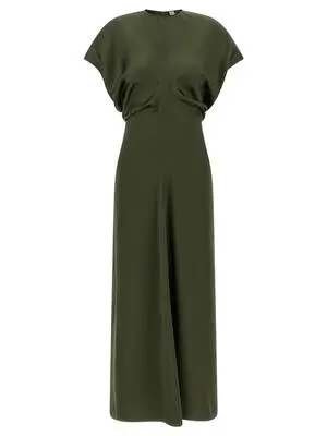 TOTÊME Toteme Draped Ankle-Length Dress In Viscose