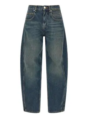 MARANT ETOILE Oriane-gz Denim Pants - Blue
