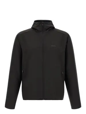 Hugo Boss Boss Litewear Hooded Technical Jacket - Black