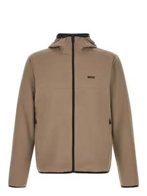 Hugo Boss Litewear Hooded Jacket - Beige