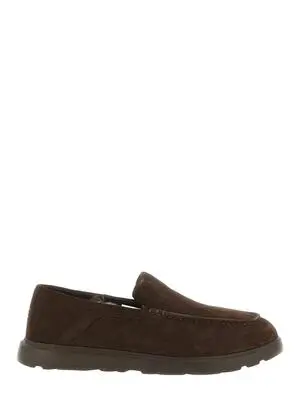 UGG Suede Embossed Loafer - Brown
