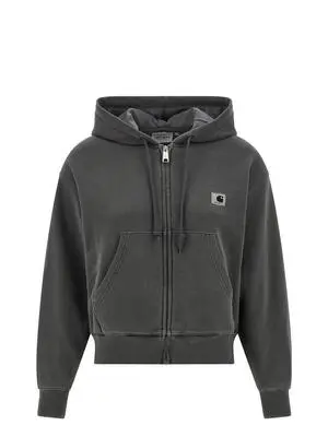 Carhartt Work In Progress Nelson Zip Up Hoodie - Gray