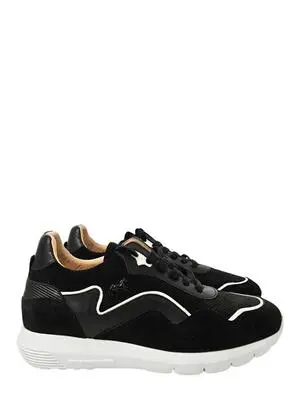 CAVALINHO Low-top Sneakers With Leather And Suede Accents - Black