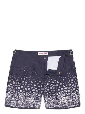 Orlebar Brown Bulldog Exclusive-print Mid-length Swim Shorts - Night Iris