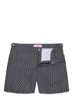 Orlebar Brown Orlebar Brown Bulldog Exclusive-Print Mid-Length Swim Shorts Night Iris