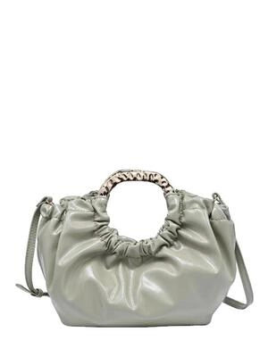 URBAN EXPRESSIONS Myles Crossbody With Hammered Top Handle - Sage