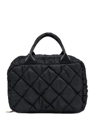 URBAN ESSENTIALS Quilted Travel Organizer With Top Handles - Black