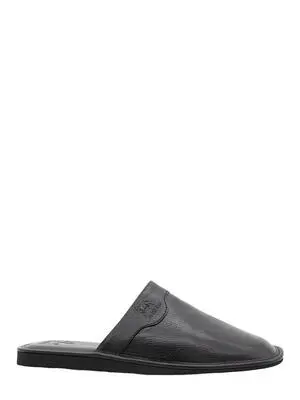 CAVALINHO Gentleman Leather House Slippers - Black