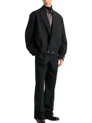 Balmain Wool 2-button Jacket - Black