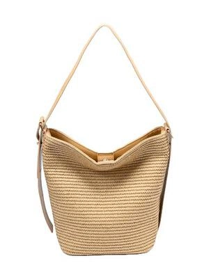 URBAN EXPRESSIONS Jessica Straw Tote Bag - Natural