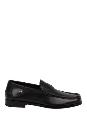 Cavalinho Leather Penny Loafers Black