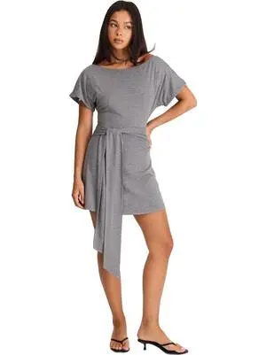 SASHA THERESE Lorelei Mini Dress - Grey