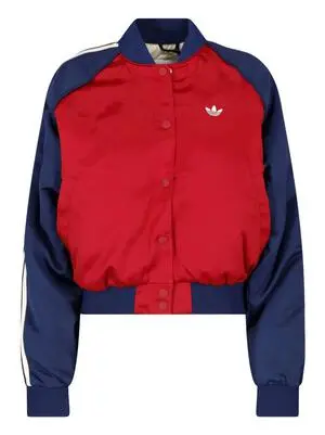 Adidas Satin Sst Bomber Jacket - Red