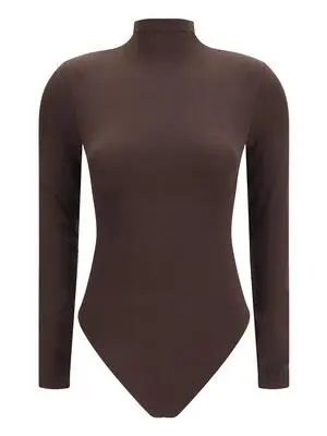 Wolford Wolford Shaping Body With Turtleneck Brown