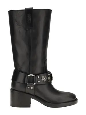 Chloé Dakota Buckle Knee-high Boots - Black