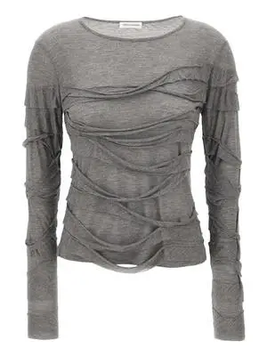 7 FOR ALL MANIKIND 7 FOR ALL MANKIND Ribbon Long Sleeve T-Shirt