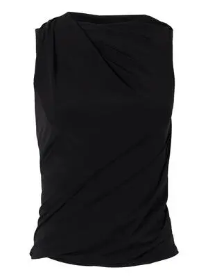 RICK OWENS RICK OWENS Luna Draped Crepe-Jersey Tank