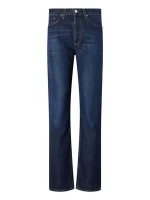 AGOLDE Lana Mid-rise Straight-leg Jeans - Blue