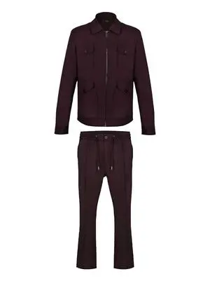 DAVID WEJ Ashford Trucker Set - Brown