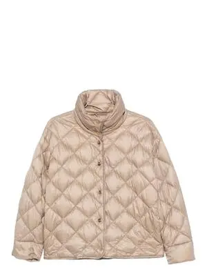 Max Mara Quilted Down Jacket - Beige