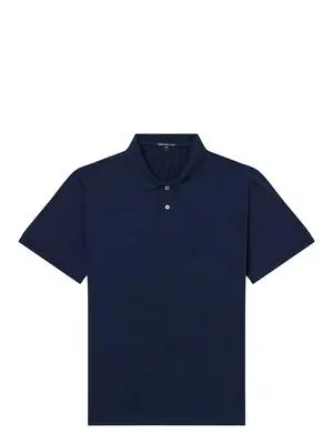 JAMES PERSE James Perse - Cotton-Jersey Polo Shirt - Men - Blue - 4