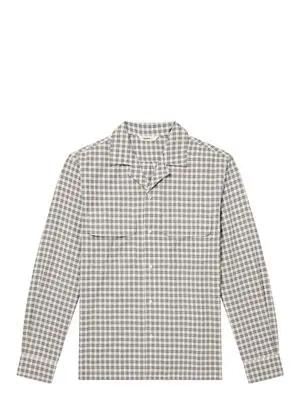3sixteen Checked Cotton Shirt - Neutrals