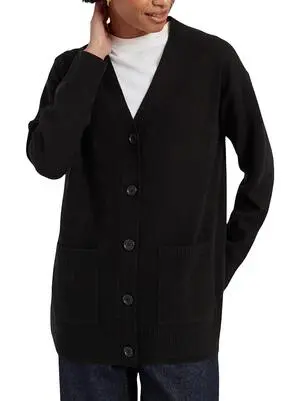 Chinti & Parker Long Wool-cashmere Cardigan - Black
