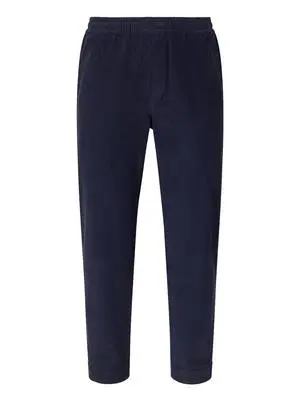 Folk Brushed Cotton Corduroy Trousers - Blue