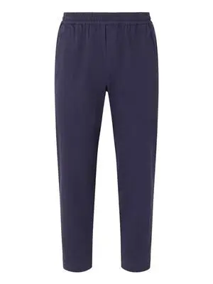 Folk Drawcord Assembly Brushed Cotton Trousers - Blue