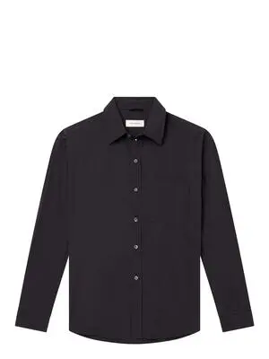 MFPEN Executive Striped Cotton-poplin Shirt - Brown