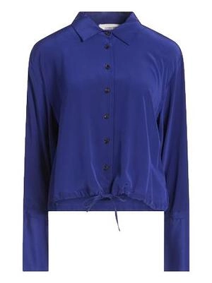Liviana Conti Silk Crepe Shirt - Blue