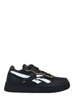 Reebok X Victoria Beckham Soft Leather And Textile Sneakers - Black