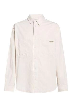 Calvin Klein Shirt Size Cotton - Beige