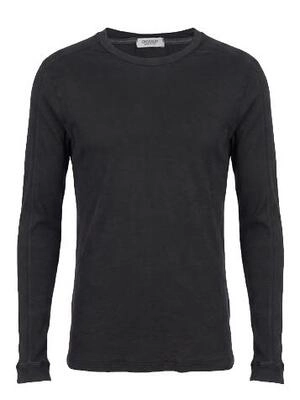Crossley Cotton Elastane Long Sleeve Sweater - Grey