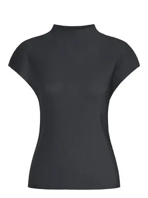 Issey Miyake PLEATS PLEASE ISSEY MIYAKE Mist Plissé Blouse Gray
