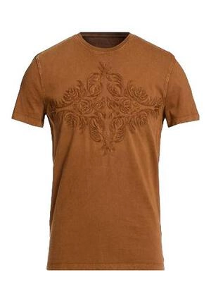 John Varvatos T-shirt Size Organic Cotton - Brown