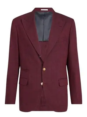 BRUNELLO CUCINELLI Chevron Peak-lapels Blazer