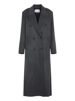 THE FRANKIE SHOP Double-breasted Coat - Black